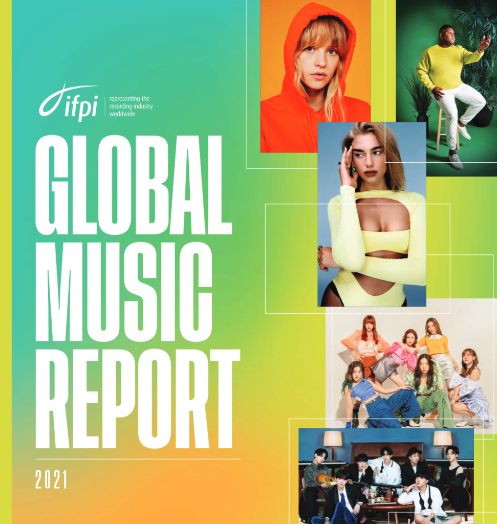 IFPI Global Music Report 2021 Musiikkituottajat